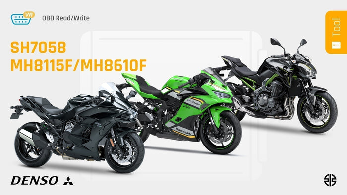 Denso SH7058 and Mitsubishi MH8115F/MH8610F