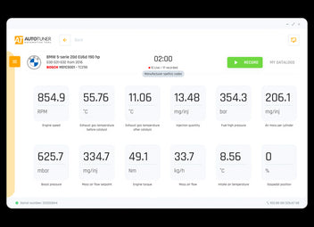 Datalogs • AutoTuner flash and diagnostic methods